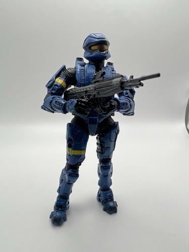 Halo 3 Spartan Soldier Scout Walmart Exclusive Series 3 Blue Action ...
