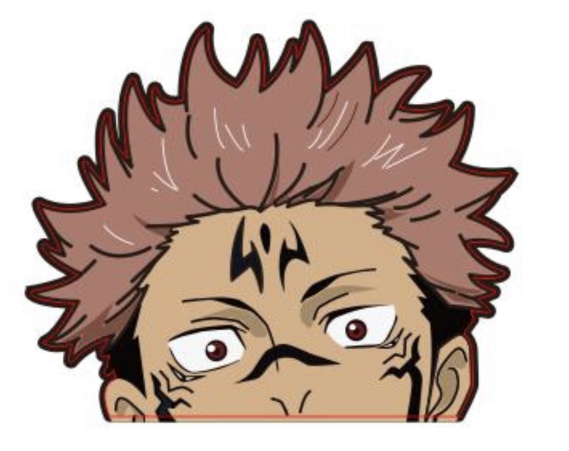 SUKUNA ANIME PEEKER STICKER JUJUTSU KAISEN CAR DECAL | eBay