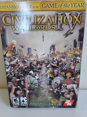 Civilization IV Expansion Pack Sid Meier (PC, 2006) complete w/ manual ...