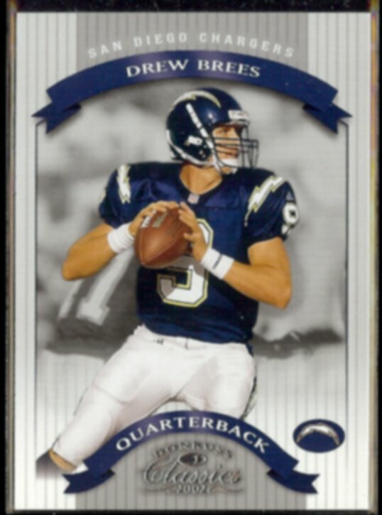 DREW BREES 2002 Donruss Classics #91. CHARGERS | eBay
