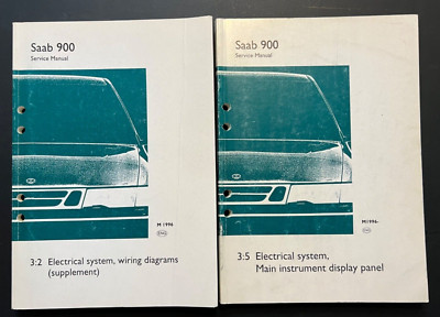 1996 Saab 900 Electrical System Display and Wiring Diagrams Service ...