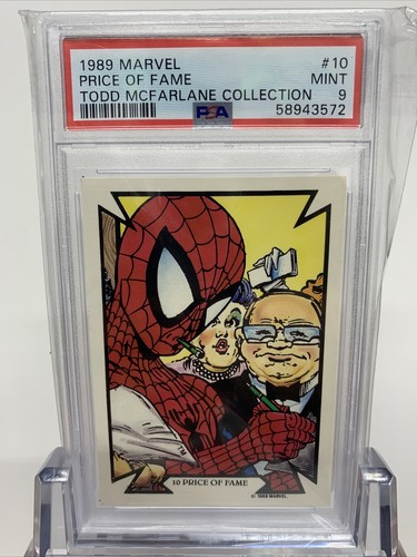 Spider-Man PSA 9 #10 1989 Marvel TODD MCFARLANE Card Comic Images Low ...