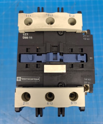 Telemecanique 3 Pole 125A 600V 110/120V Coil Contactor LC1D8011 | eBay
