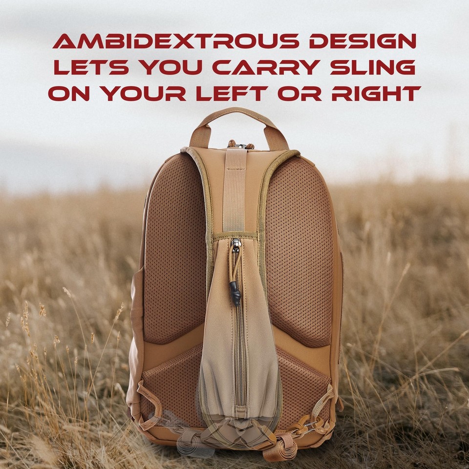 Siege 15L Tactical Sling Backpack CCW Bag, Concealed Carry, EDC Gear ...