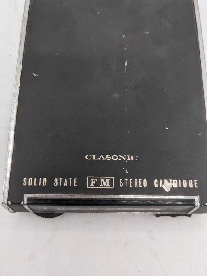 MUNTZ 12 TRACK CAR UNDER DASH PLAYS BOTH 4/8 TRACK TAPES WITH FM RADIO ...