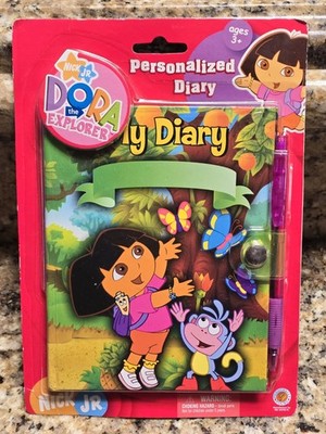 Dora The Explorer Personalized Diary Kids NEW VTG 2004 | eBay