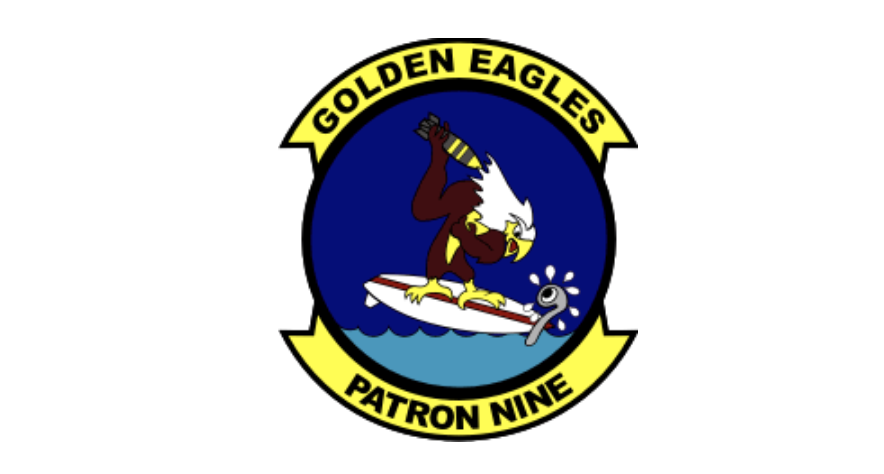 4" us navy vp-9 patrol squadron patron nine bumper sticker decal usa ...