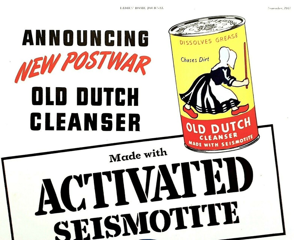 Old Dutch cleanser ad vintage 1947 original advertisement | eBay