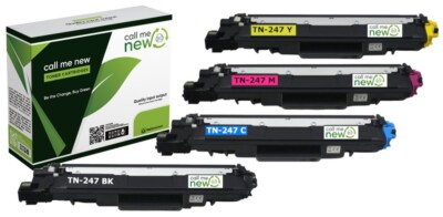 Callmenew Toner pour Brother TN-247CMYK DCP-L 3500 3550 HL-L 3200 3210 ...