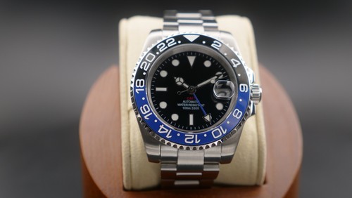 Batman GMT 40mm Custom Sub Date Mod Watch Micro adjustment bracelet | eBay
