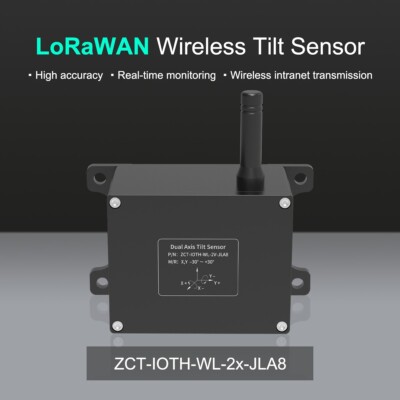 LoRaWAN wireless tilt meter, tilt sensor, inclinometer for structural ...