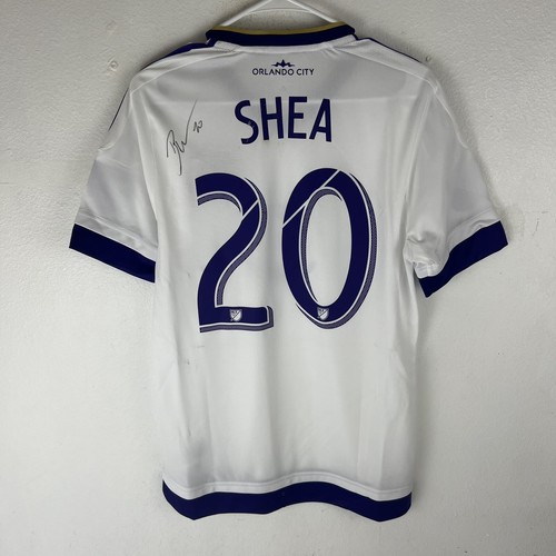 Signed Brek Shea Orlando City Soccer Jersey Adidas Size Medium 2015 ...