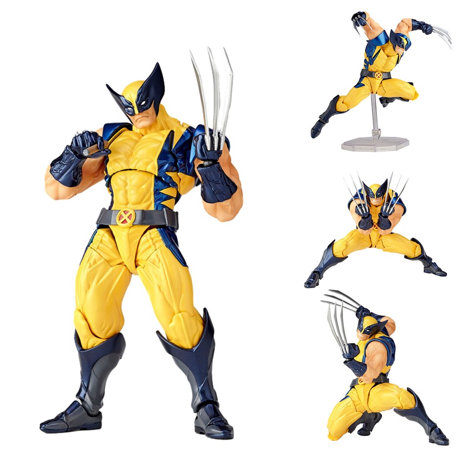 6" Amazing Yamaguchi Xman Wolverine Action Figure Model Kaiyodo ...