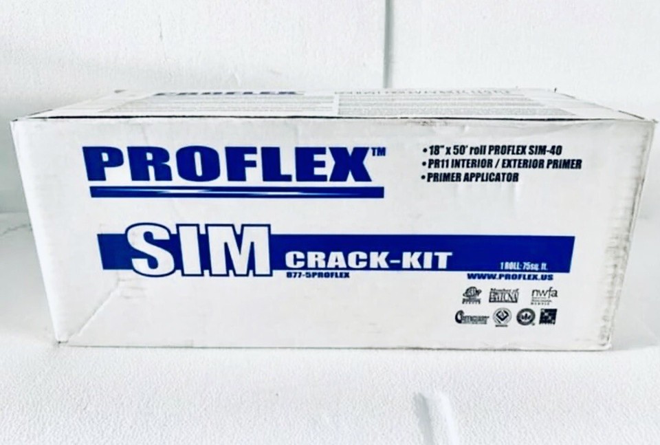 New Proflex 18"x50' Roll 40 mil Underlayment -Tile, Stone, Brick & Wood ...