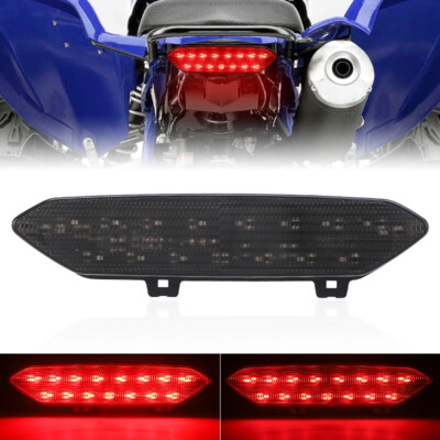 Smoke LED Brake Tail Light for Yamaha Raptor 700 700R 2006-2018 YFZ450R ...