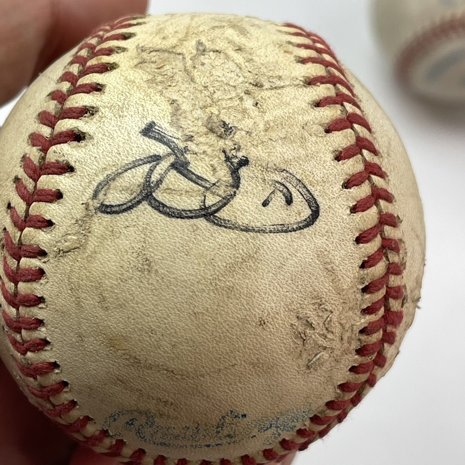 Autographed Signed Baseball Ball by Unknown Player Official 3 Ball Set ...