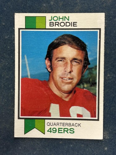 1973 Topps #45 John Brodie San Francisco 49ers VG/EX | eBay