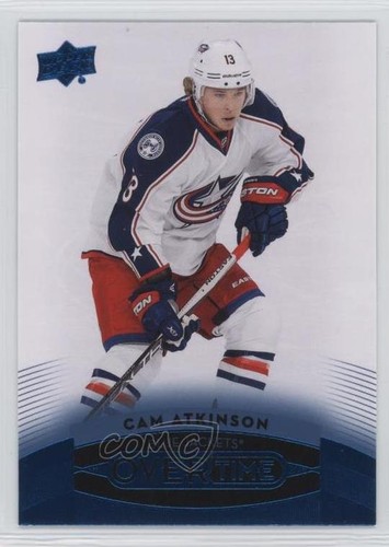 2015-16 Upper Deck GTS Overtime Blue Foil Cam Atkinson #139 | eBay
