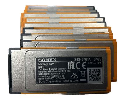 Sony SxS-1 Memory Card 64gb SBS-64G1A | eBay