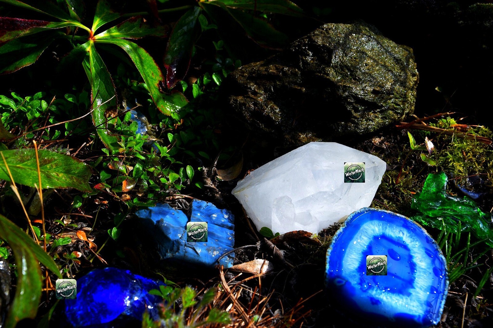 Photo- Digital Wallpaper Image Background Beautiful Precious Stones ...