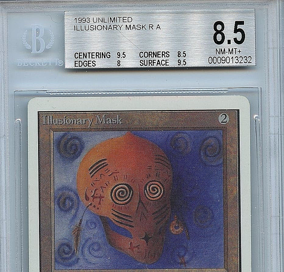 MTG Unlimited Illusionary Mask BGS 8.5 card Magic WOTC 3232 Amricons | eBay