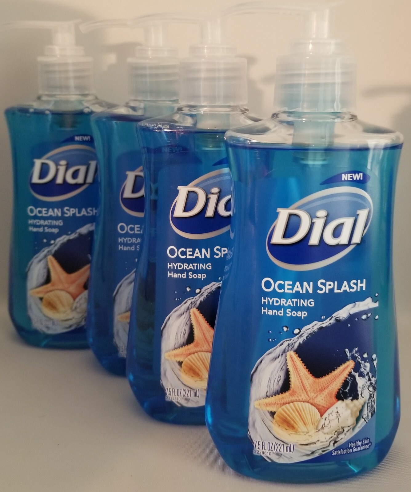 4-Pack DIAL Ocean Splash Hydrating Hand Liquid Soap 7.5 Fl Oz each | eBay