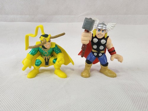 Imaginext Marvel Thor & Loki Figures Lot Fisher Price Avengers 2.5” | eBay