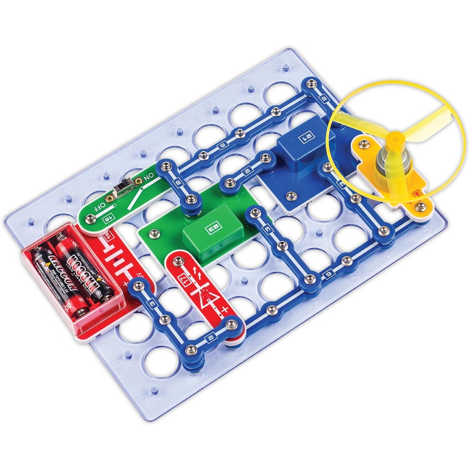 Science Kidz Electro Snaps 188 Experiments Kit - Electronic Circuit Set ...