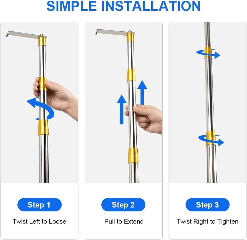 Telescoping Cargo Grabber Reach Tool Pickup Truck Bed Cargo Retriever 2 ...