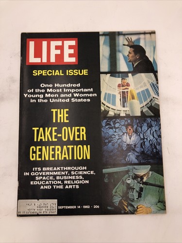 Life Magazine Sep 14 1962 The Take Over Generation Science Space Business | eBay