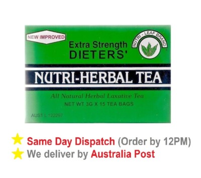 NUTRI-LEAF Dieters' Nutri Herbal Tea Extra Strength 3g x 15 Bags | eBay
