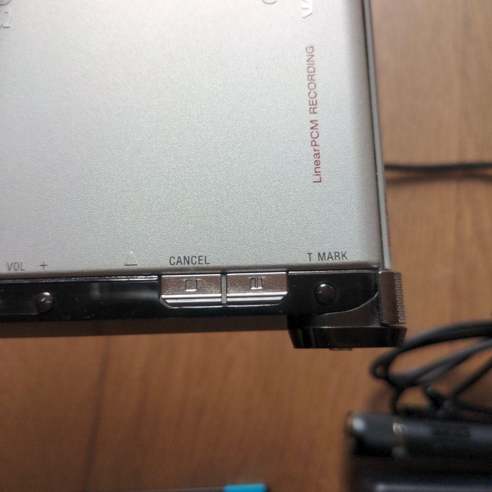 SONY MZ-RH1 Walkman Hi-MD MiniDisc Recorder Player Silver Tested From ...