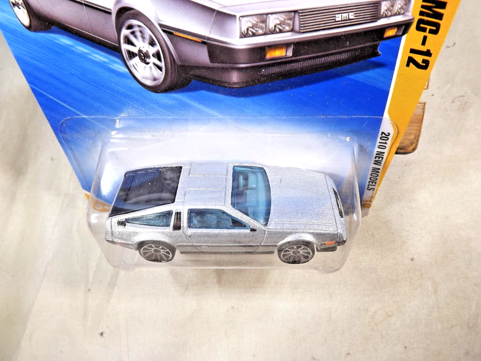 2010 Hot Wheels #15 New Models 15/44 '81 DELOREAN DMC-12 Silver ...