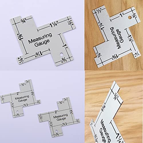 2Pack Mini 2" Hand Measuring Gauge for Quilting Sewing and ...