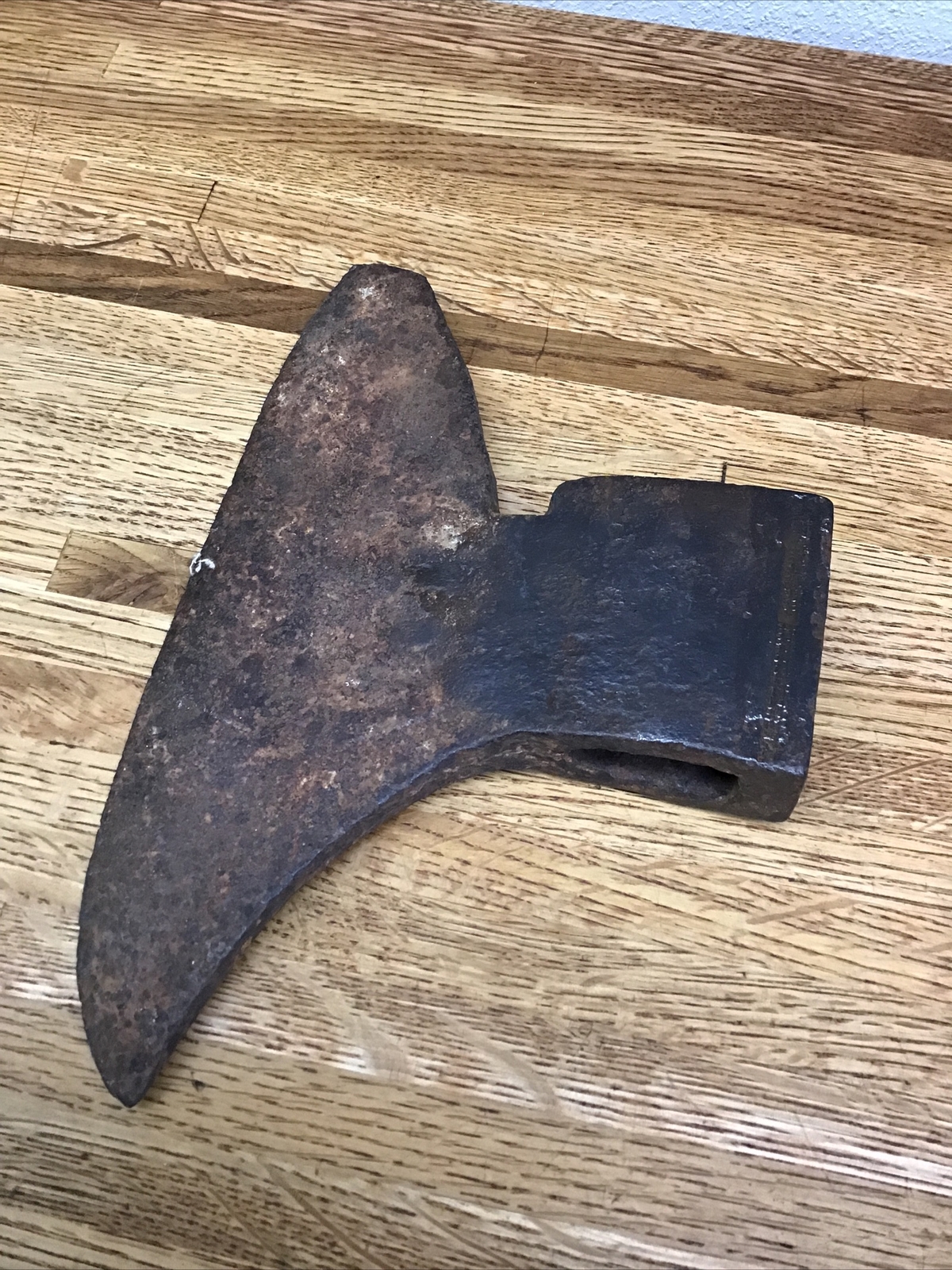 1700s 1800s ? Hand Forged Broad Axe Head Tool No Handle Primitive Man ...