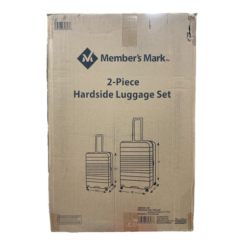 Member's Mark 2-Piece Hardside Luggage Set (Neutral) | eBay