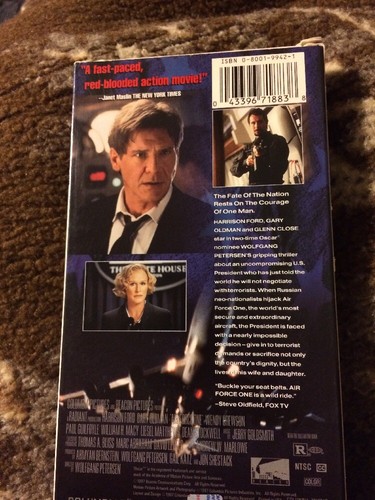Air Force One (VHS, 1998) 43396718838| eBay