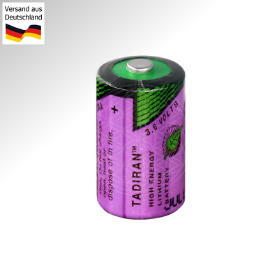 TADIRAN SL-750 3,6V Lithium Battery Sonnenschein ER 1/2AA LTC 3.6 Volt ...