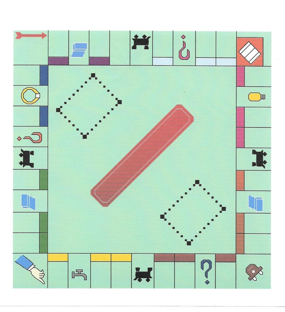 Monopoly Board Blank Template