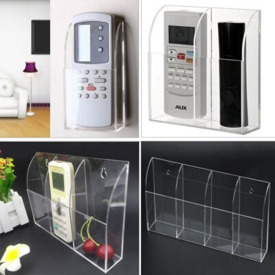 Remote Holder Wall Media Organizer Storage Box Wall Phone Organizers | eBay