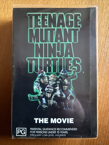 TEENAGE MUTANT NINJA TURTLES THE MOVIE (PG) VHS VIDEO CASSETTE TAPE OZ ...