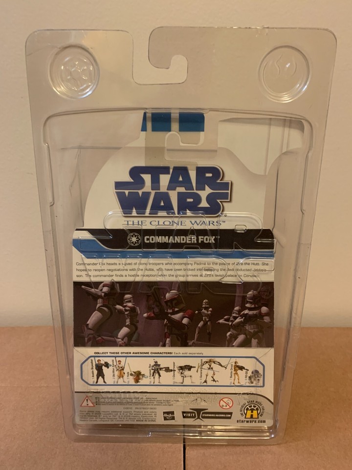 Star Wars Clone Wars P1 Clone Commander Fox Target Exclusive | eBay