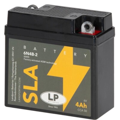 BATTERY FOR SUZUKI TS250 TS250ER K/L/M/A/B/C 73-83 6N4B-2A LANDPORT ...
