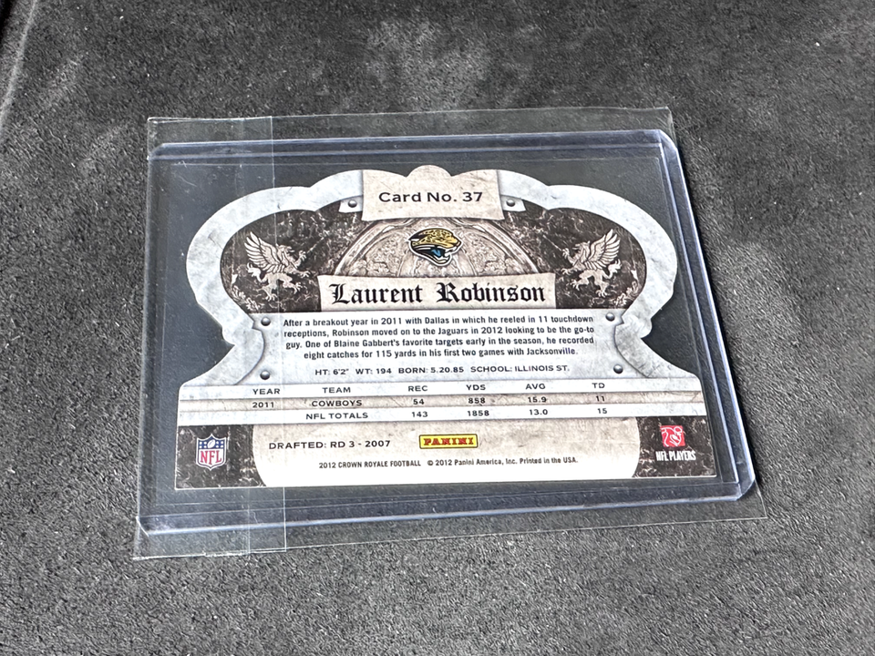 Laurent Robinson 2012 Panini Crown Royale Silver Crown 132/149 | eBay