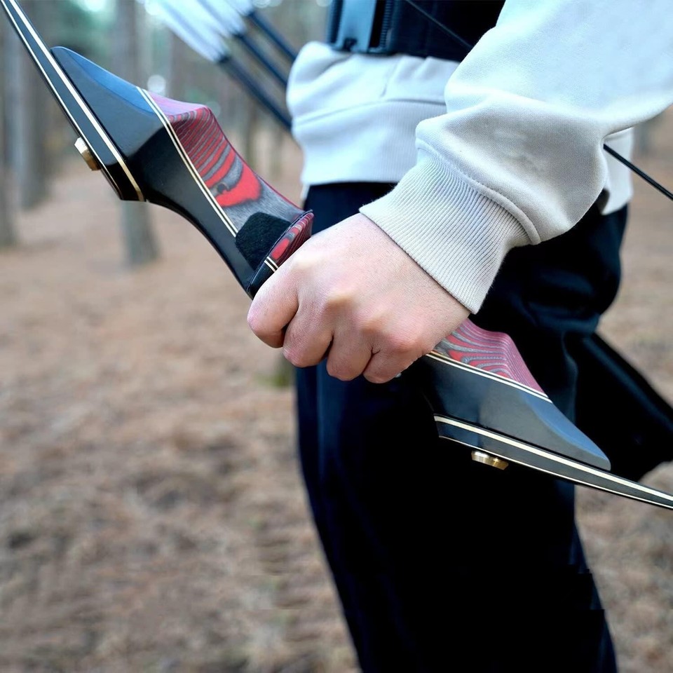 PMZ Archery 60" Takedown Recurve Bow Set Traditional Hunting Bow Kit ...