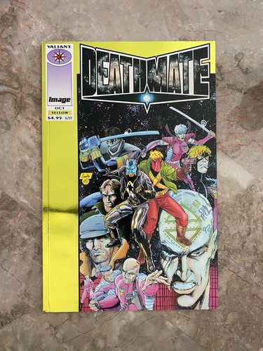 Comic Book Deathmate #1 Yellow Foil Valiant Image Comics Crossover ...