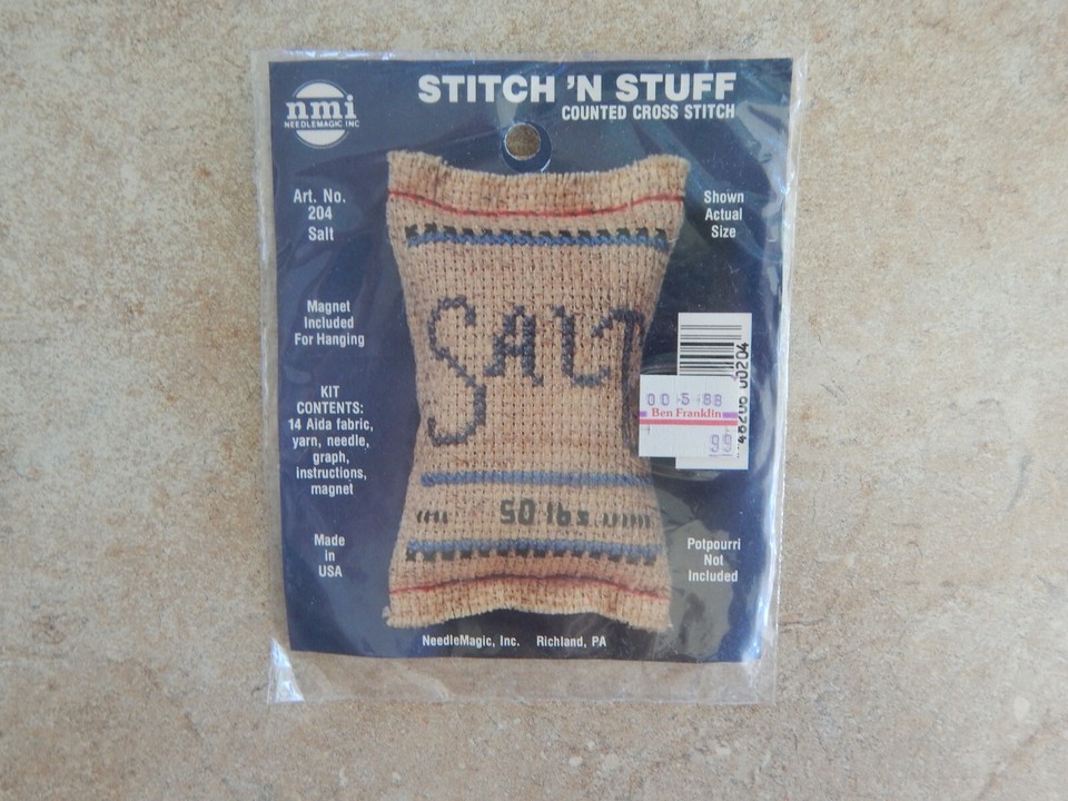 NMI Needlemagic Inc. Stitch 'N Stuff Cross Stitch Potpourri Bag Kits You Choose! | eBay