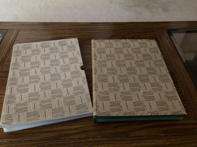 Vintage Postage Stamp Album Introplast with 12 sheets Heavy Duty hard ...