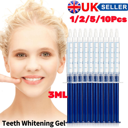 10X TEETH WHITENING GEL ADVANCED PROFESSIONAL GRADE DENTAL WHITE TOOTH ...