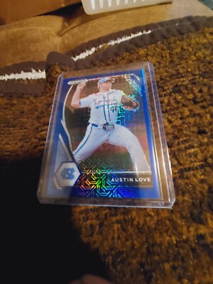2021 Prizm Draft Picks Base Blue #90 Austin Love - North Carolina Tar ...